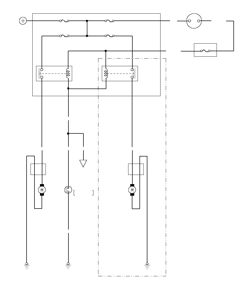 Schéma de circuit des commandes du ventilateur