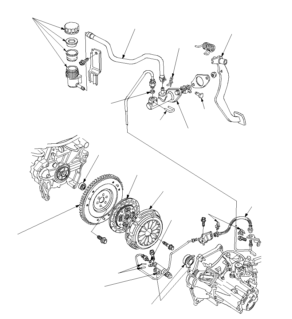 Clutch Component Location Index (5MT)